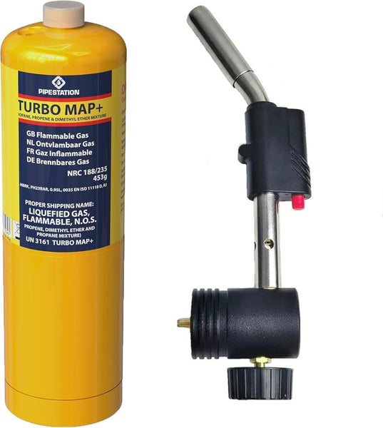Mapp Gas + Turbo Blow Torch Pack | Pipe Station